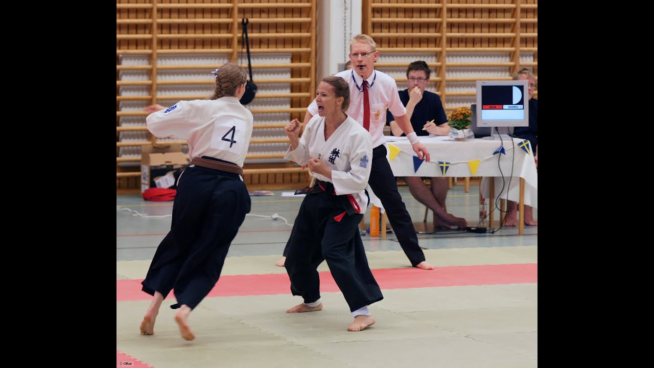 European Taido Championship 2015: Dantai Jissen women Anna Cervin vs ...
