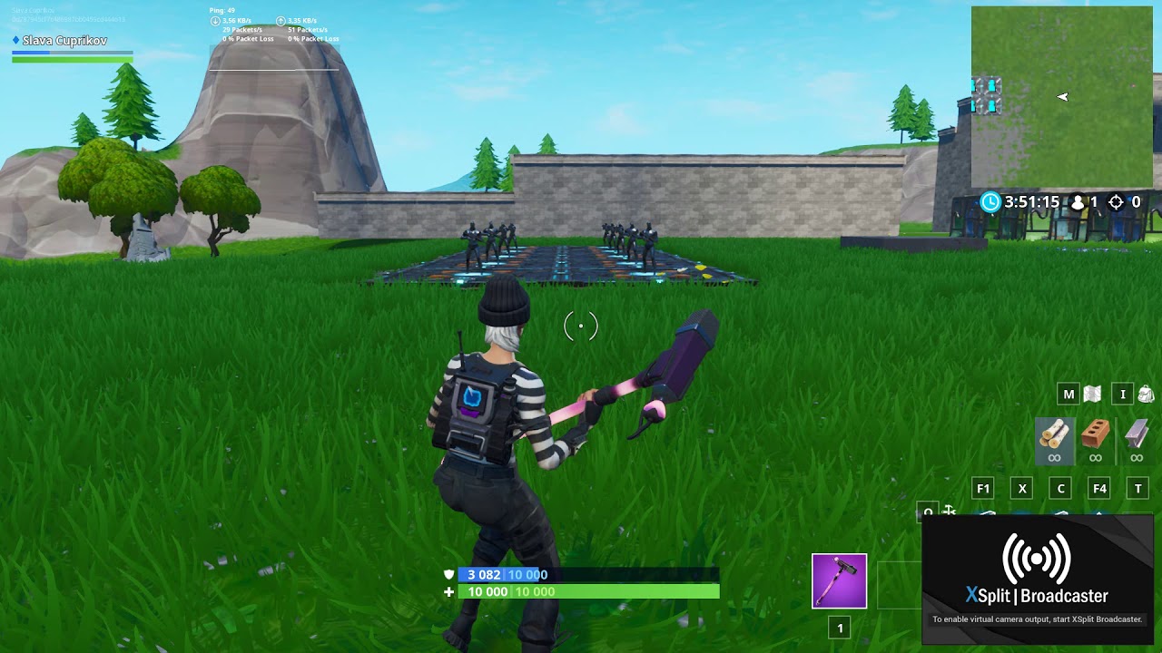 Fortnite Health Armor 10 000 Damage Glitch creative - YouTube
