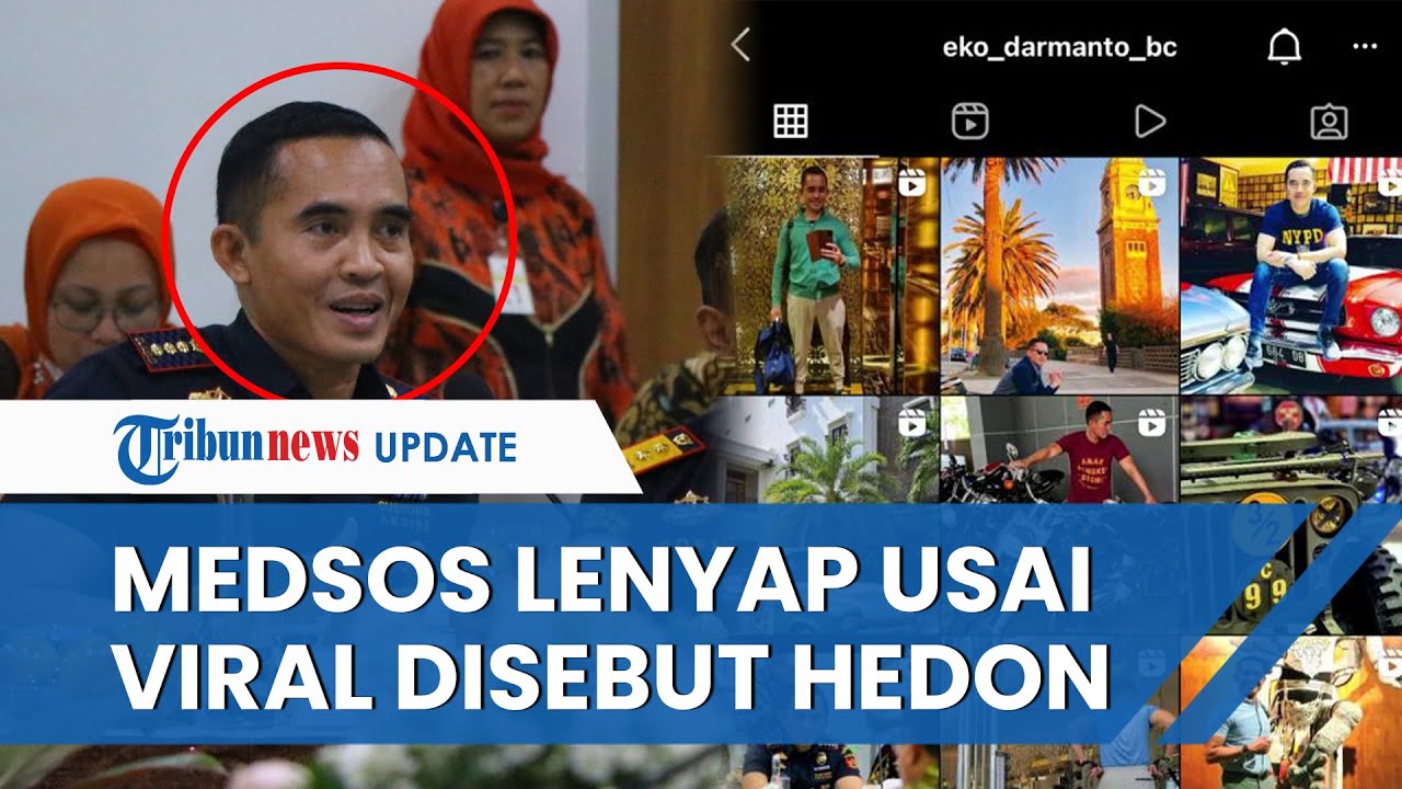 JADIKAN MEDSOS AJANG PAMER! Akun IG Eko Darmanto Lenyap seusai Viral Disebut Pejabat Bea Cukai ...