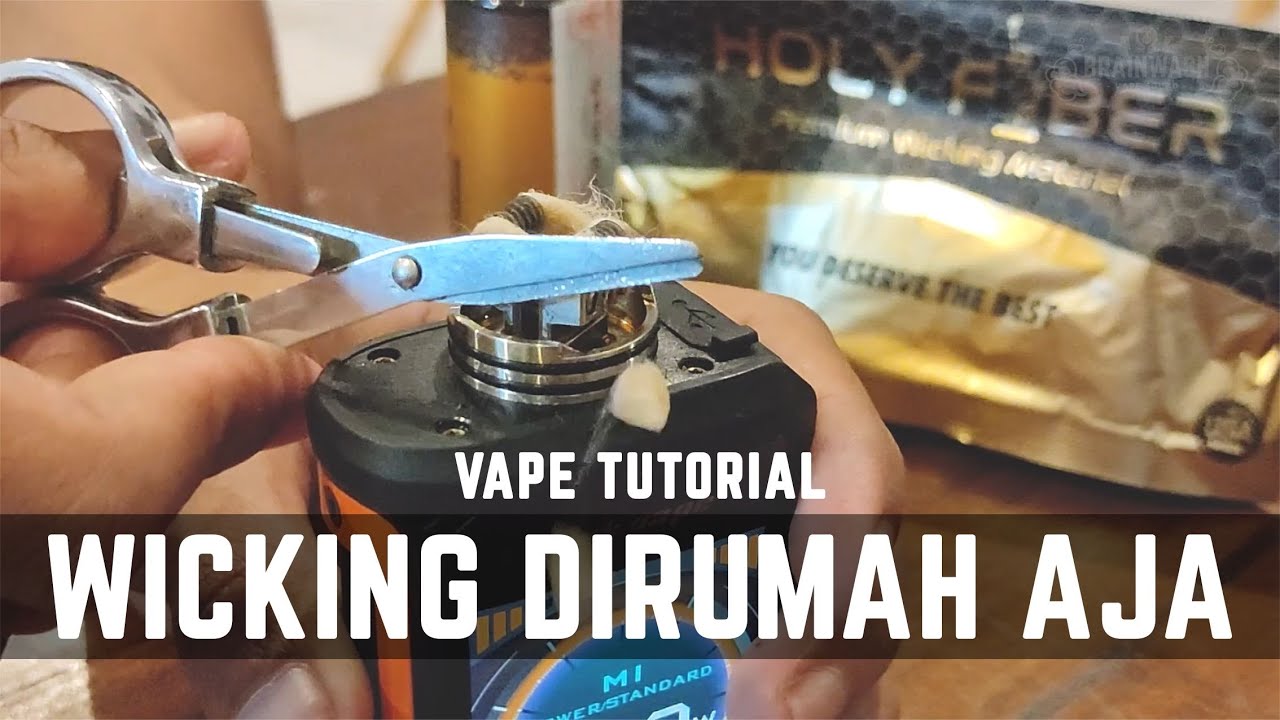 VAPE TUTORIAL | Tutorial Wicking on RDA Dead Rabbit - YouTube