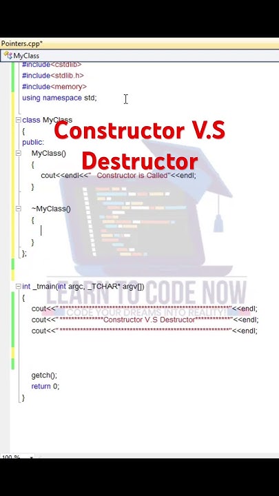 Constructor Vs Destructor In C Constructor And Destructor In Oop Shorts Ytshorts
