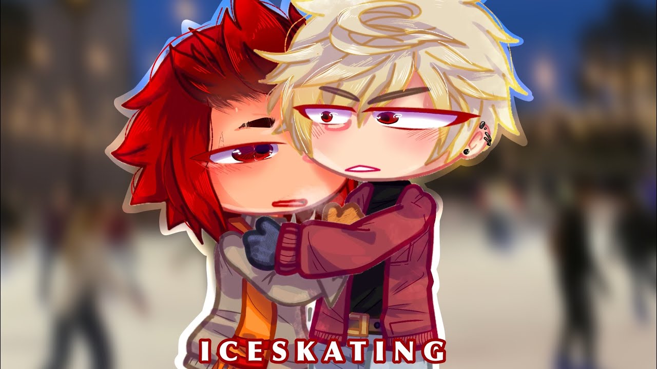Ice skating… //MHA/BNHA//Kiribaku//Gacha club skit ️🧡 - YouTube