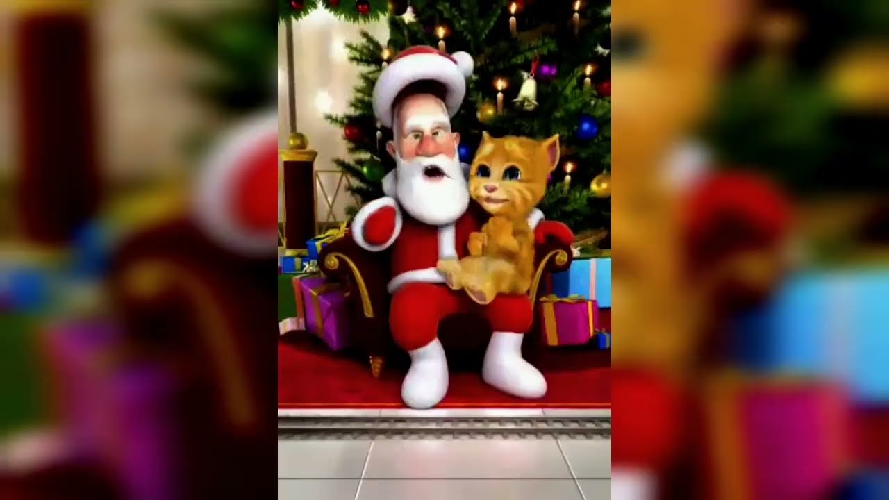 Talking Santa Meets Ginger Effects - YouTube
