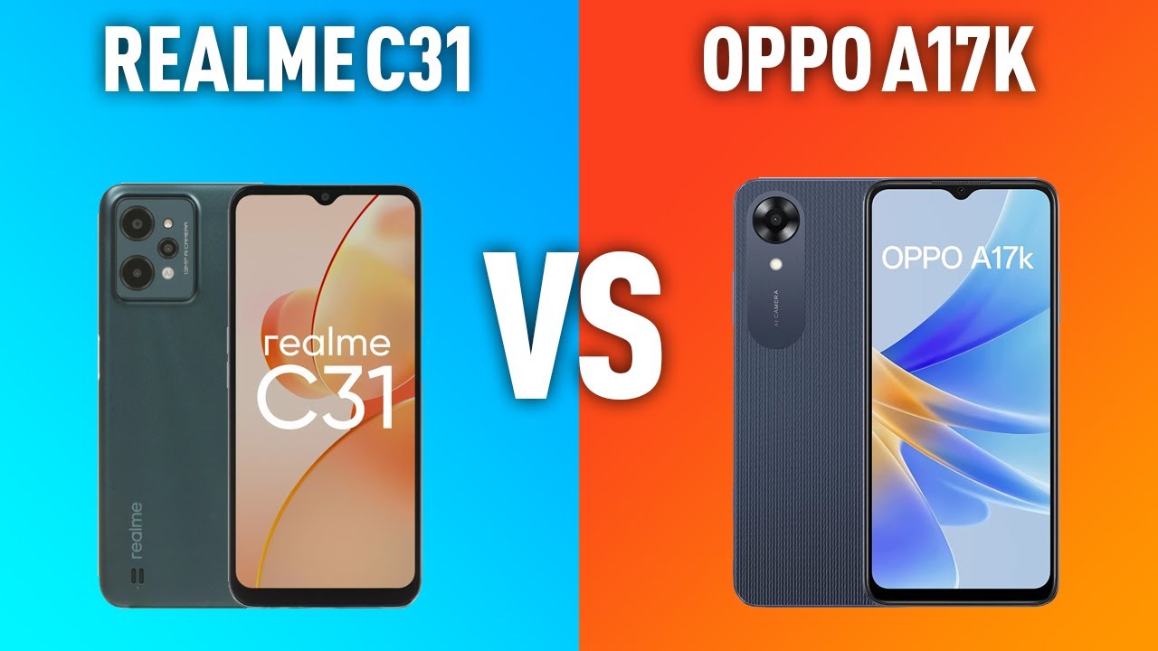 Realme C31 vs OPPO A17k: сравнение двух очень похожих бюджетников - YouTube