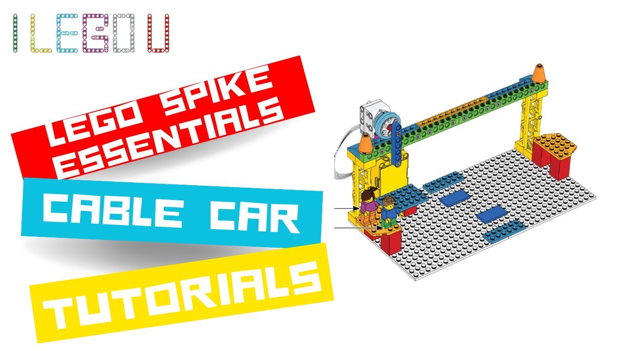LEGO SPIKE ESSENTIALS CABLE CAR Building Instructions - LEGO CABLE CAR ...