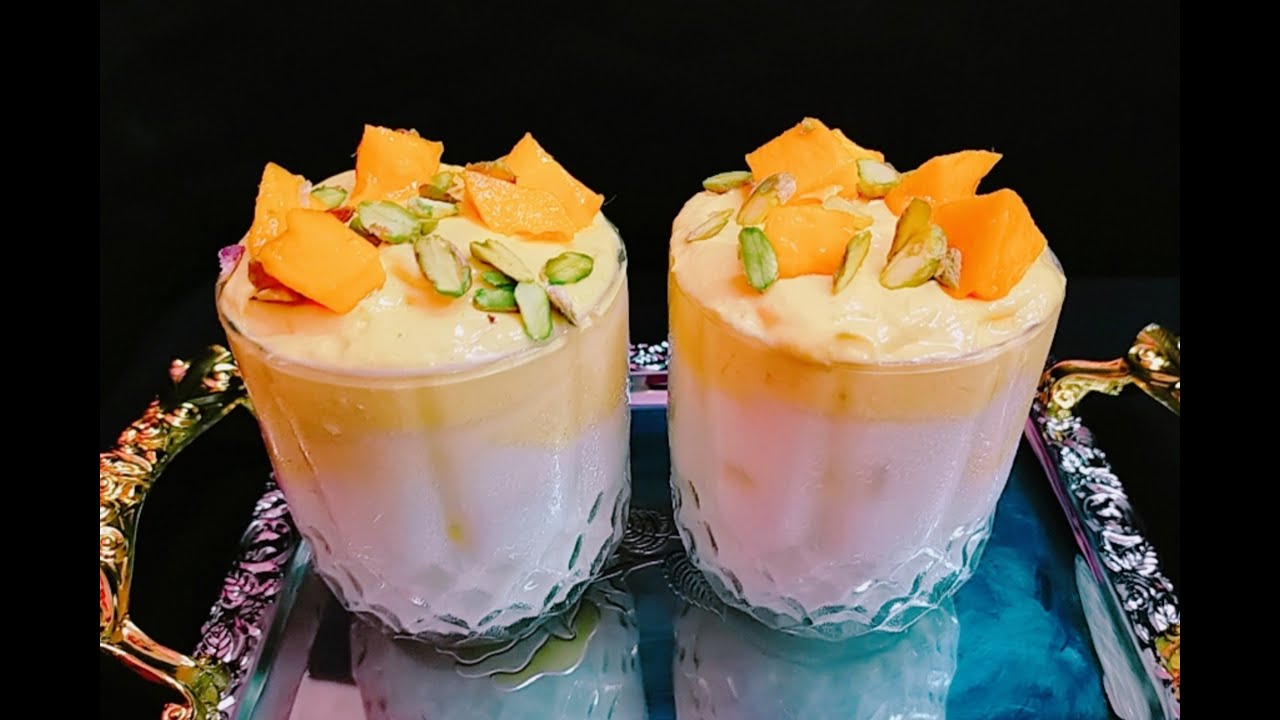 Dalgona Mango Shake । डलगोना मैंगो शेक - YouTube