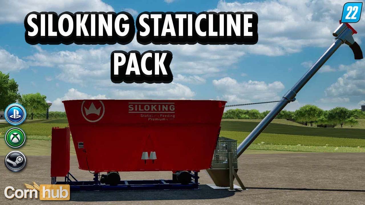 LS22 Mods - Siloking StaticLine Pack - LS22 Modvorstellung - YouTube