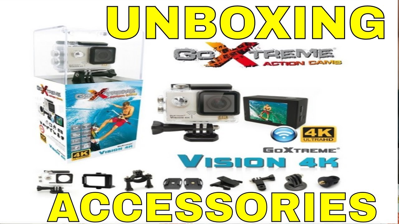 Unboxing Go Xtreme 4k action cam and accessories - YouTube