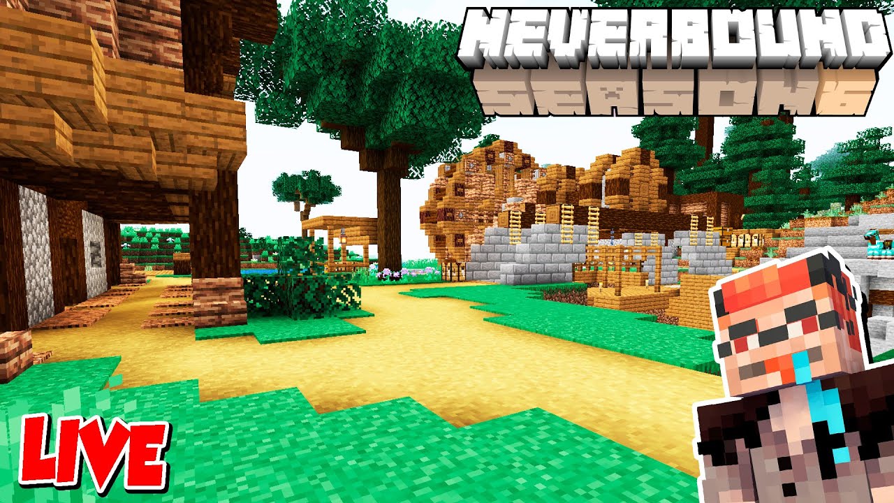 Abandoned Mine Build Stream | NeverBound SMP S6 - YouTube