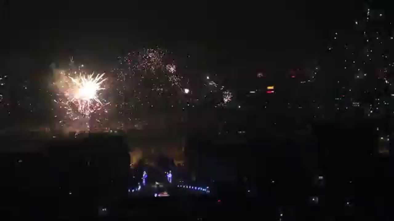 Awesome Fireworks!! Chinese New Year in Beijing! - YouTube