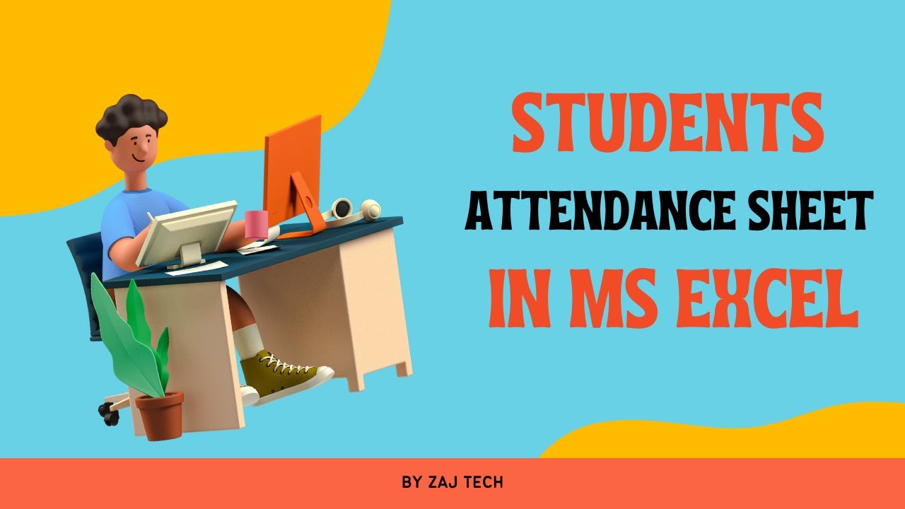 How to Make Attendance Sheet In MS Excel - YouTube