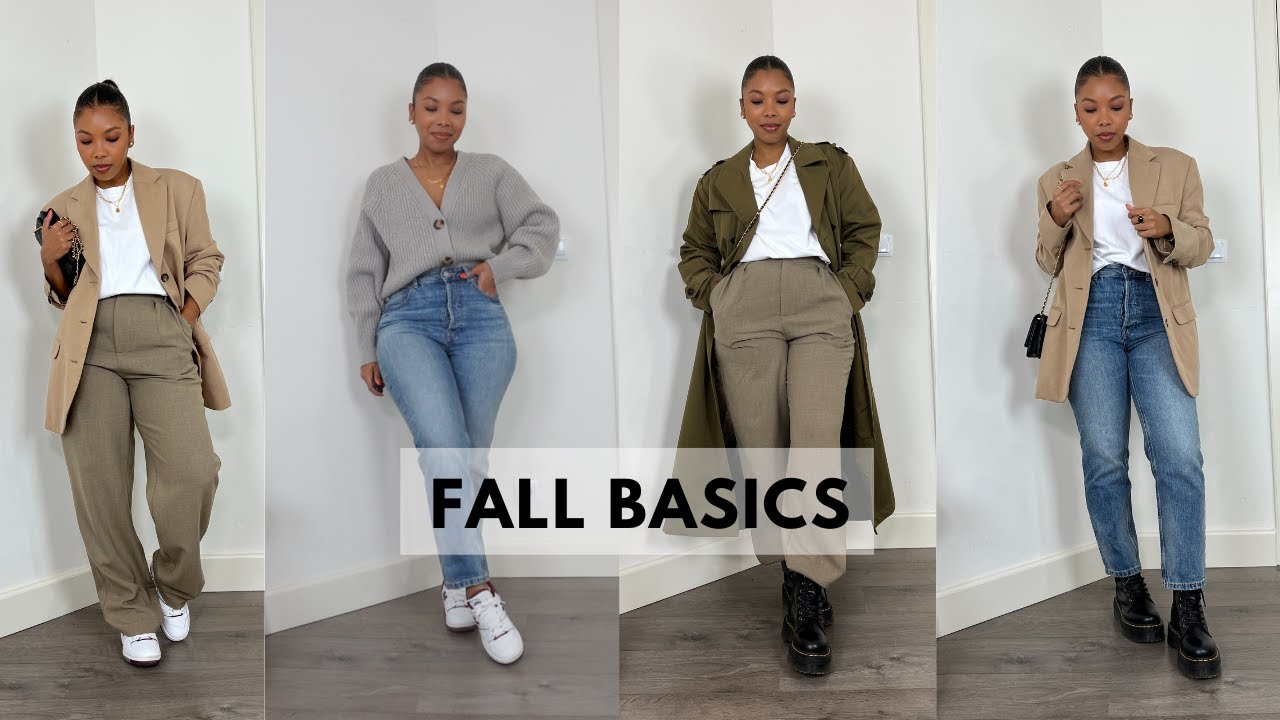13 MUST HAVE FALL WARDROBE STAPLES | BASIC WARDROBE ESSENTIALS (you ...