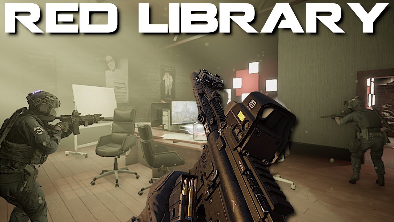 Custom Maps are Back! Red Library Realistic Clear | Ready or Not - YouTube