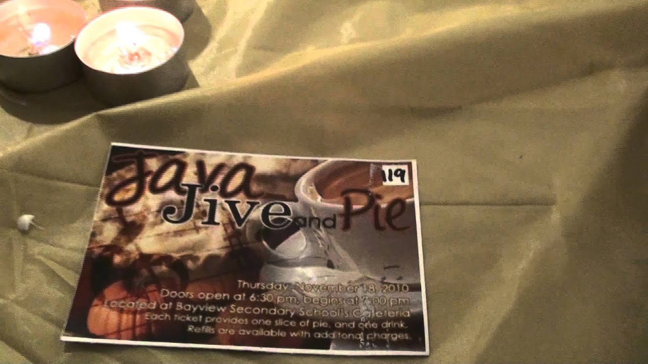 BSS Java Jive and Pie Nov 18,2010 Ticket - YouTube