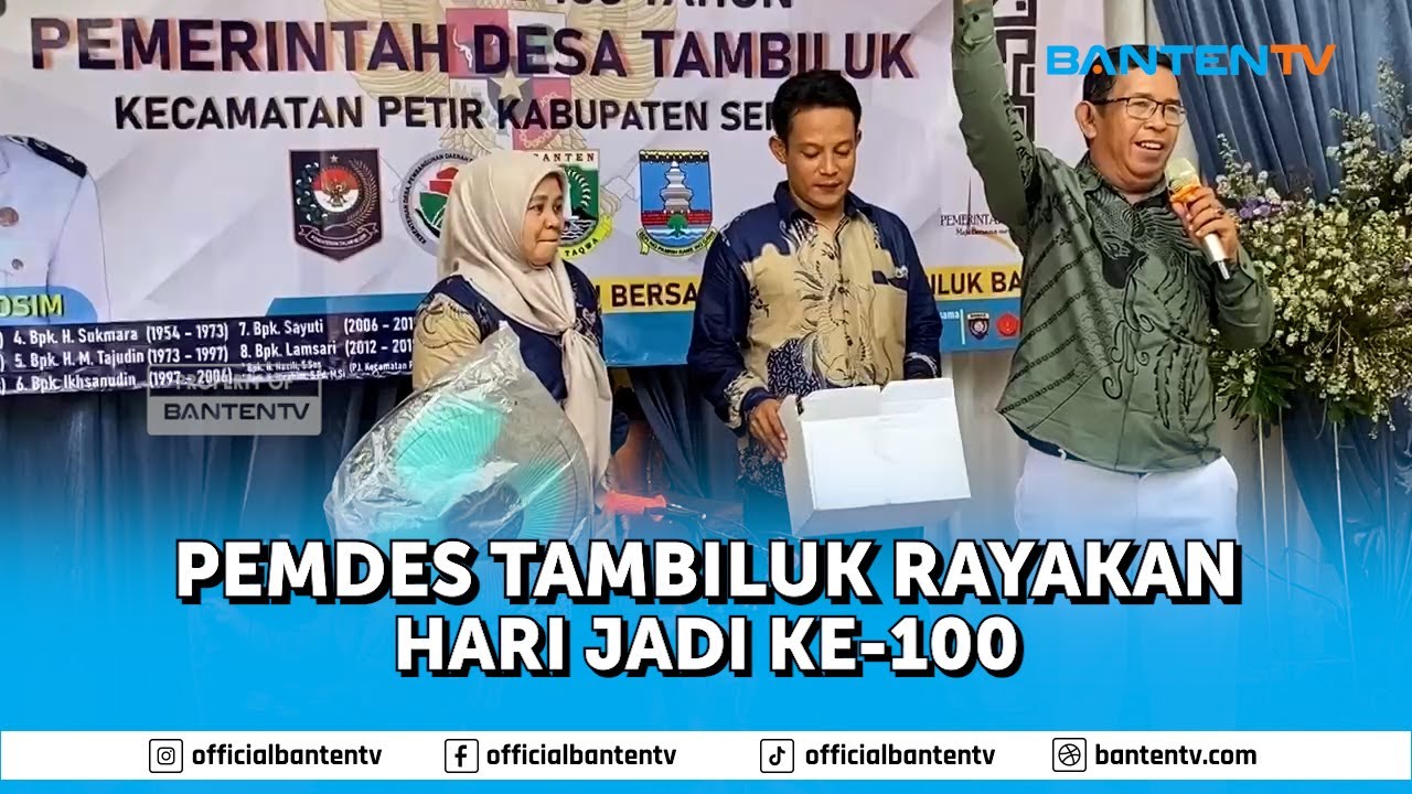PEMDES TAMBILUK RAYAKAN HARI JADI KE-100 - YouTube
