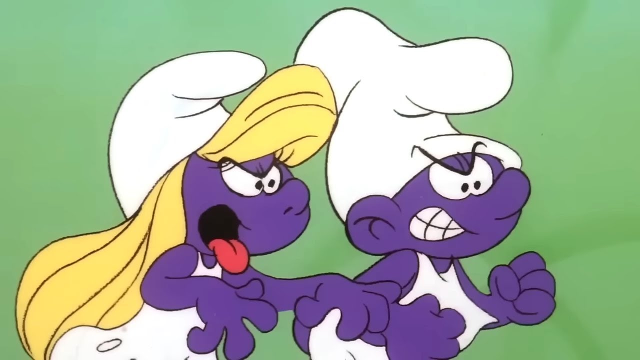 Attack of the Purple Smurfs! | Classic Smurfs Animated Compilation For ...