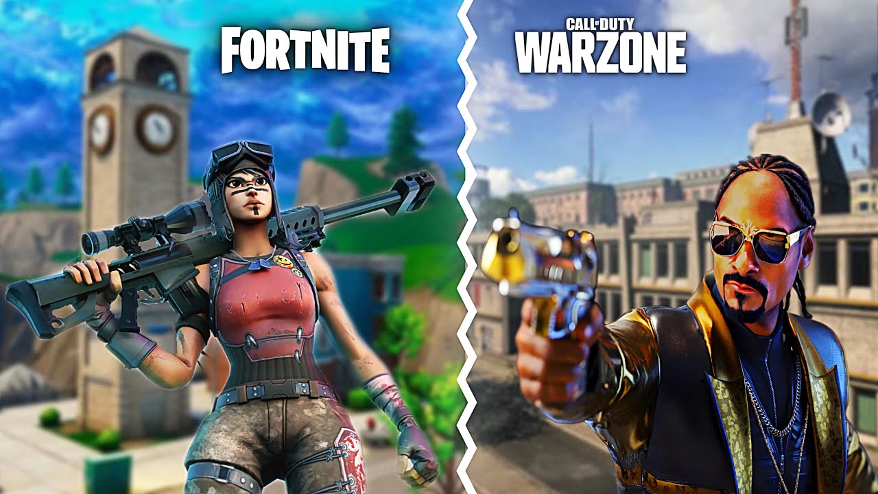 Warzone VS Fortnite (Montage) - YouTube