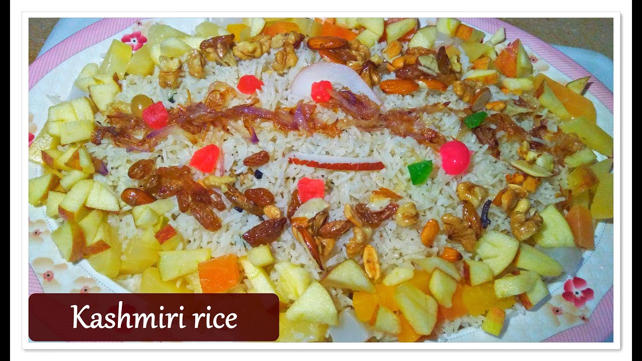 Restaurant style Kashmiri rice recipe by Classic Kitchen with Shaista ...