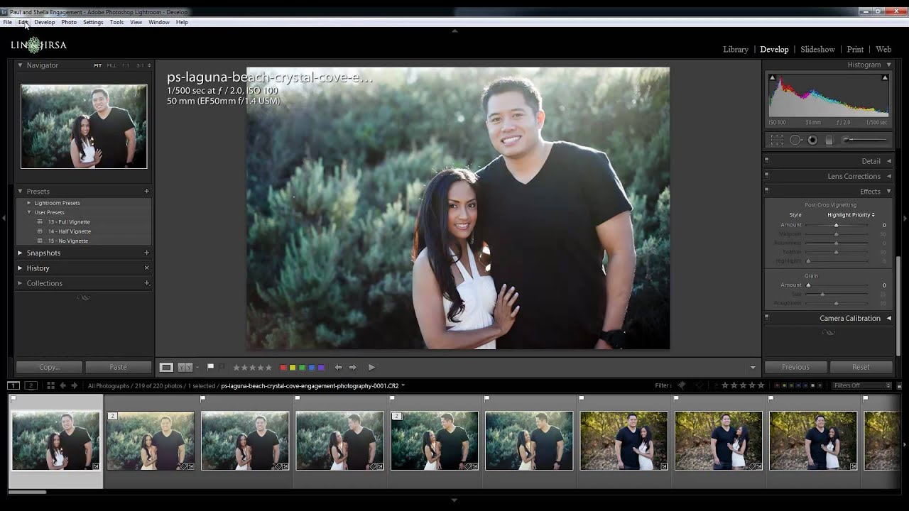 How to Customize the Lightroom Panel End Marks - YouTube
