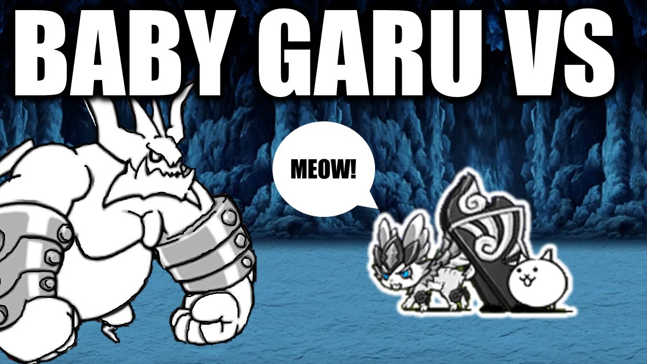 Can I Beat EOC Moon with Baby Garu - Battle Cats - YouTube
