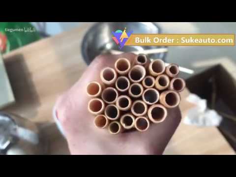 How to Make Reed Straws | TheReedStraws.com | Wholesale order - YouTube