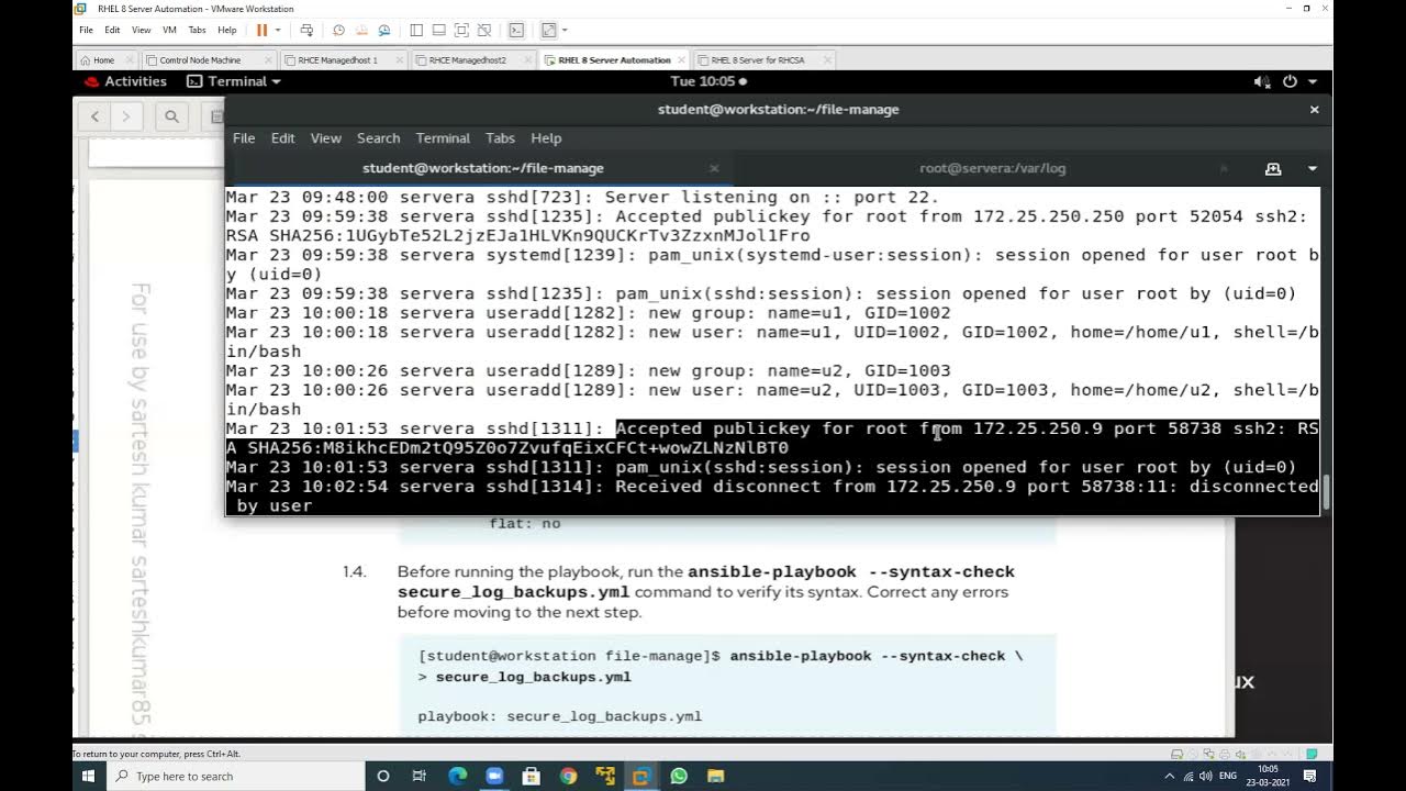 Linux Ansible Automation - Deploy File to Managed Host | Ansible Module - FILE | COPY | FETCH ...