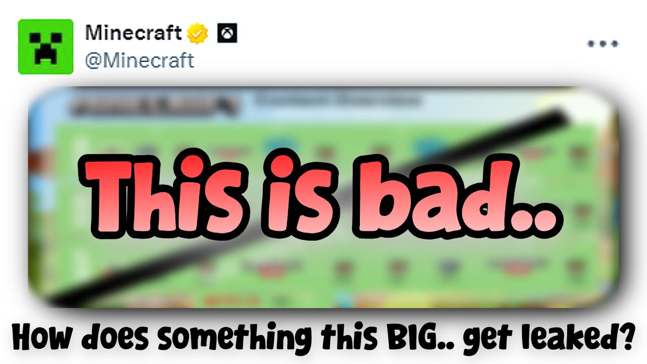 EVERY Minecraft update & MORE just got LEAKED.. - YouTube