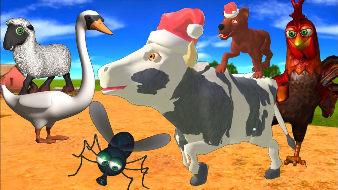 El Pollito Pío y el Tractor de la Granja | Canciones de la Granja de ...