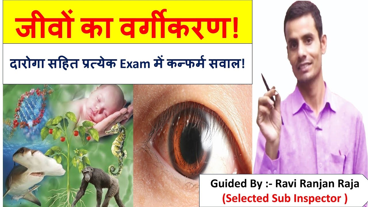 जीवों का वर्गीकरण Classification of Living Organism Biology Lecture by ...