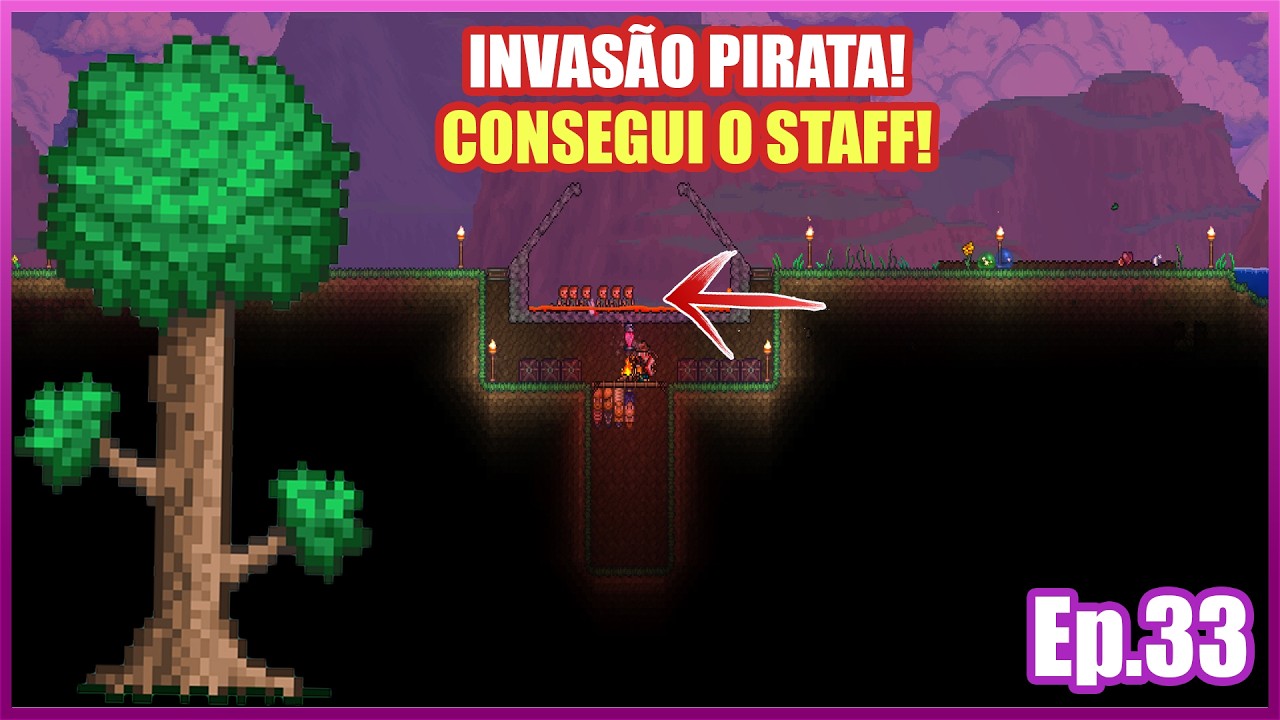 INVASÃO PIRATA e MONTARIA do HOLANDÊS VOADOR! Terraria 1.4.5.9 MASTER ...