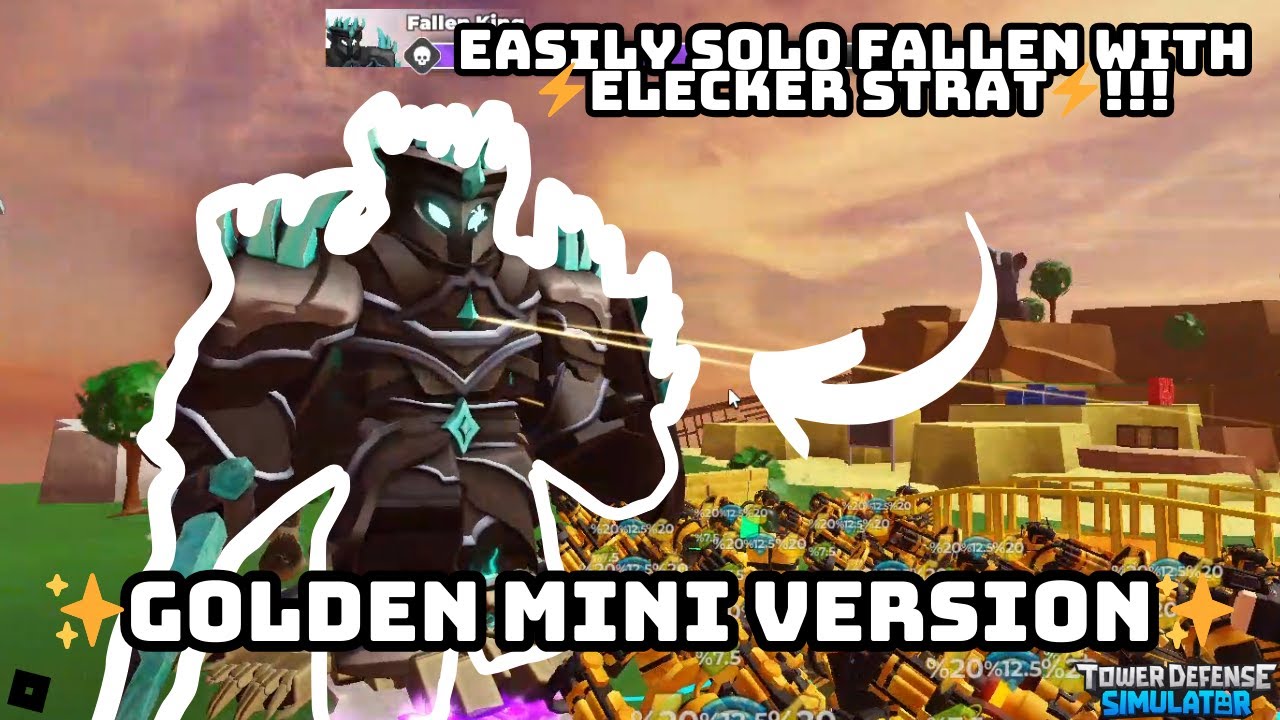 Easily Solo Fallen With ⚡Elecker Strat⚡ (Golden Minigunner Version ...