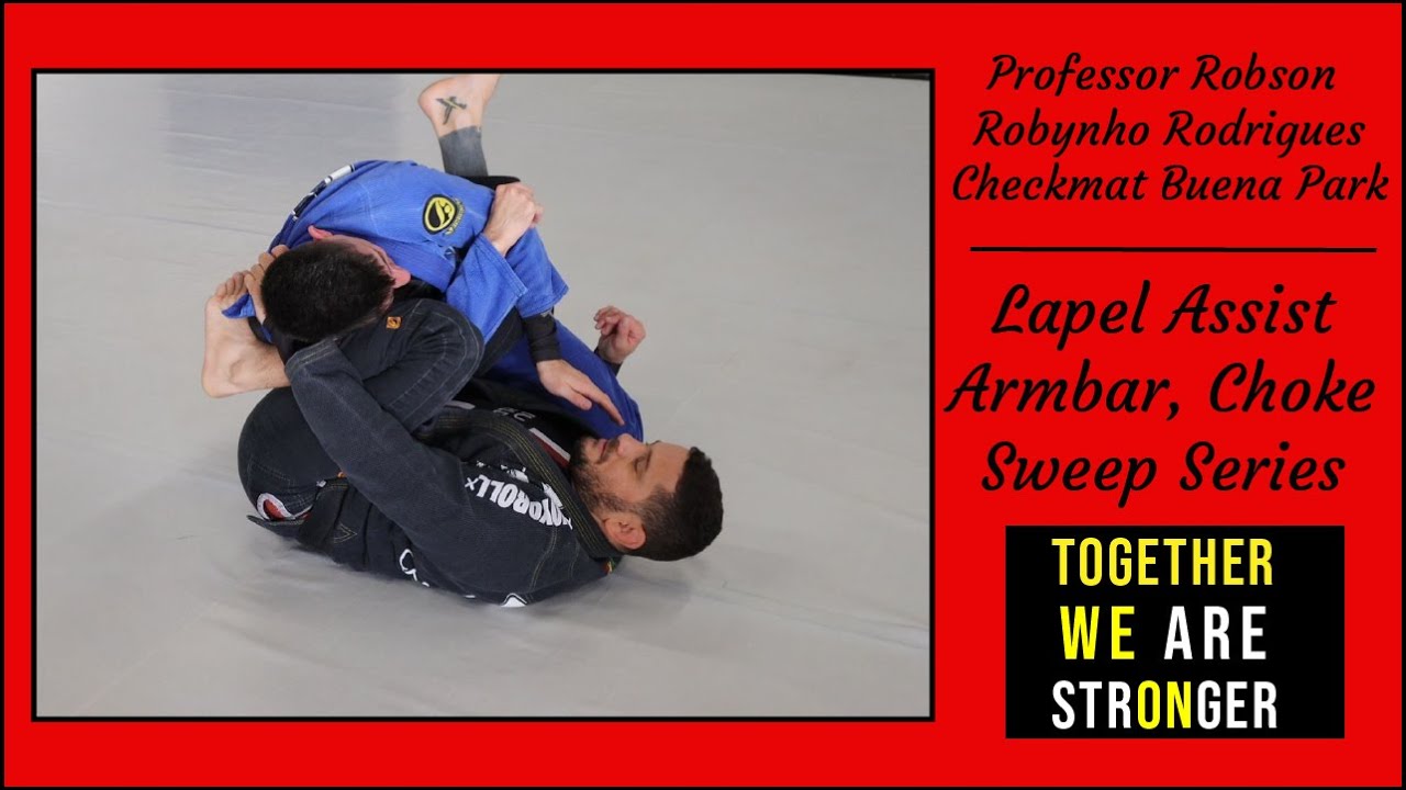Lapel Assisted Armbar Choke Sweep Series - YouTube