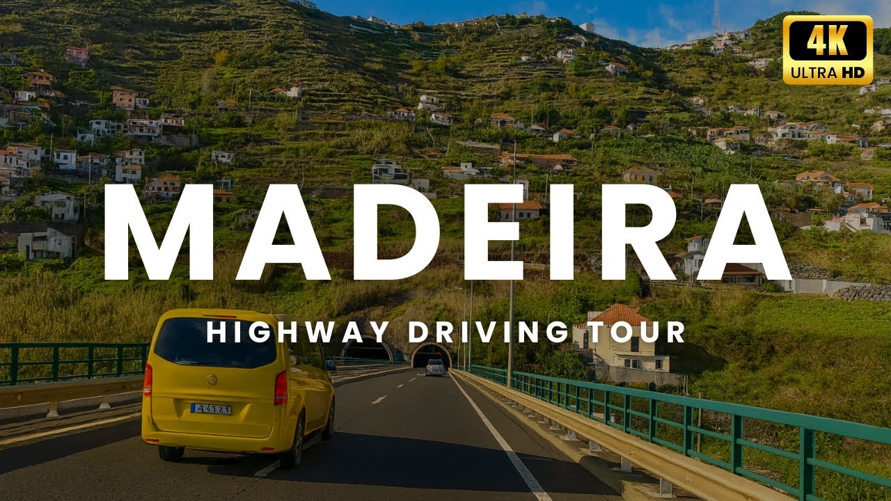 Madeira Highway Drive – Endless Tunnels of Madeira | Relaxing 4K - YouTube