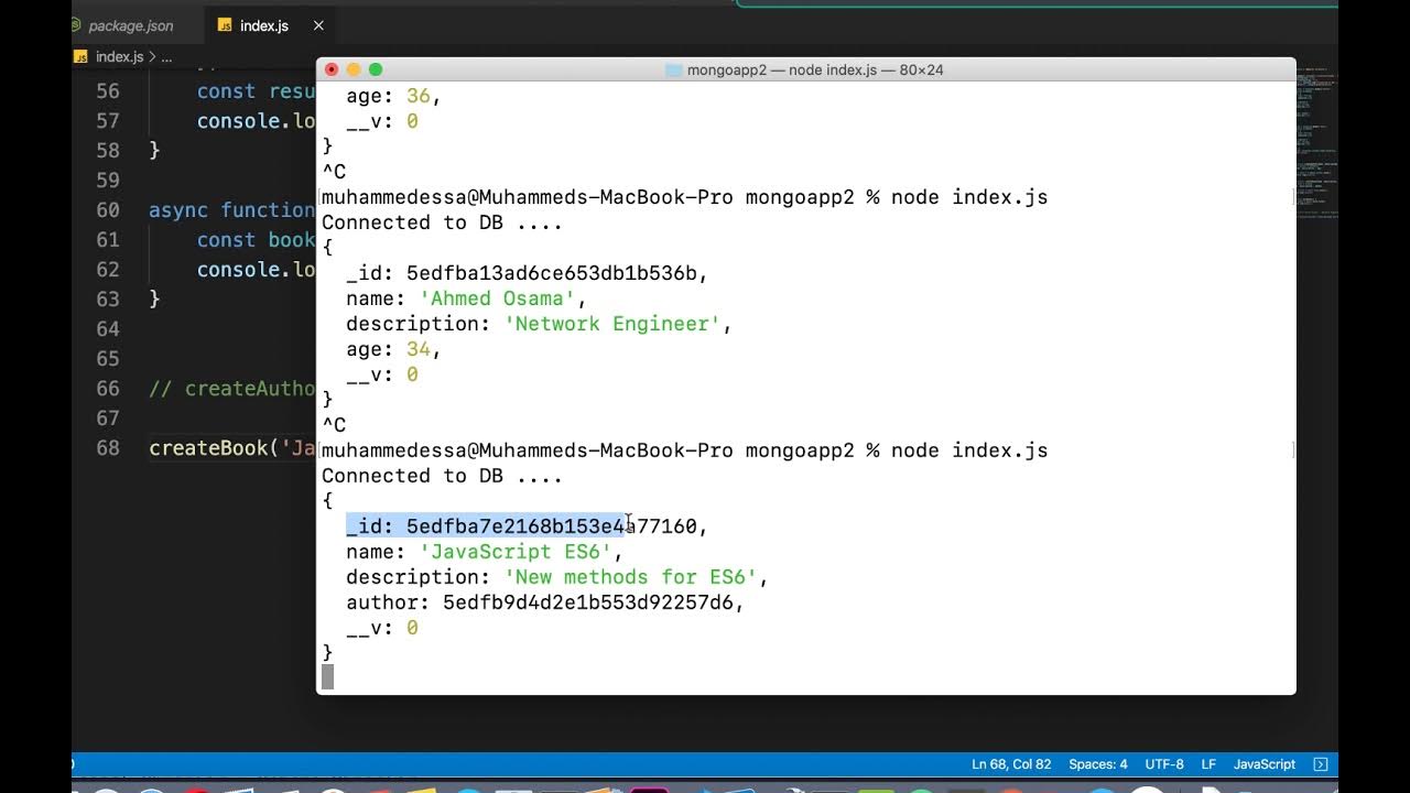 46 Node js Developer | Mongoose & MongoDB Multi models - YouTube