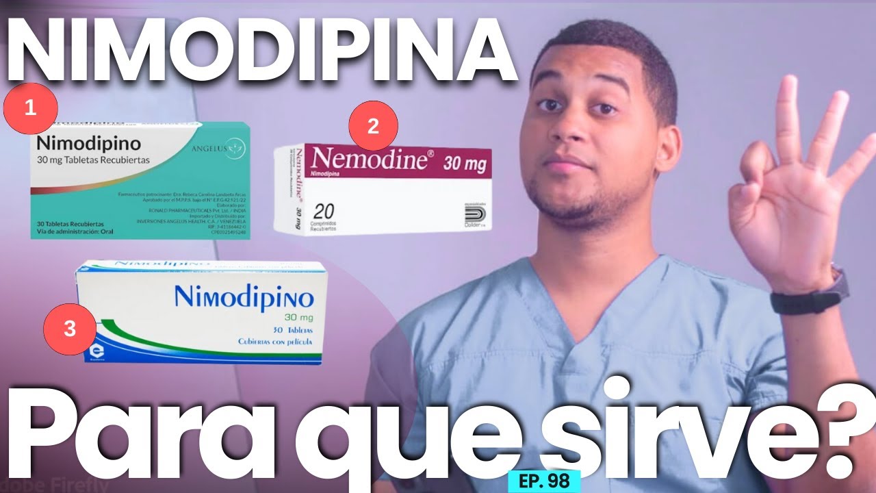 NIMODIPINA PARA QUE SIRVE | 3 COSAS - YouTube