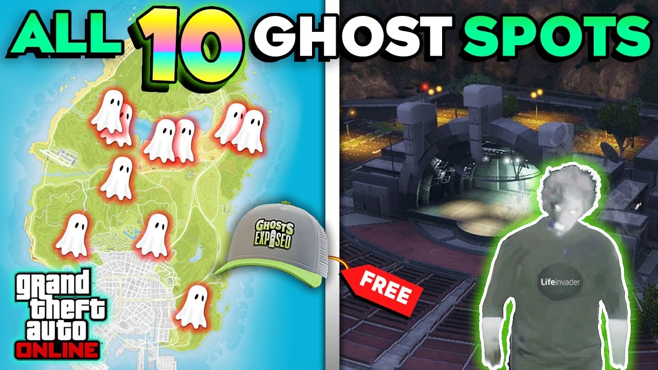 GTA Online All Ghosts Locations with Map (Ghost Exposed 2025) How to ...