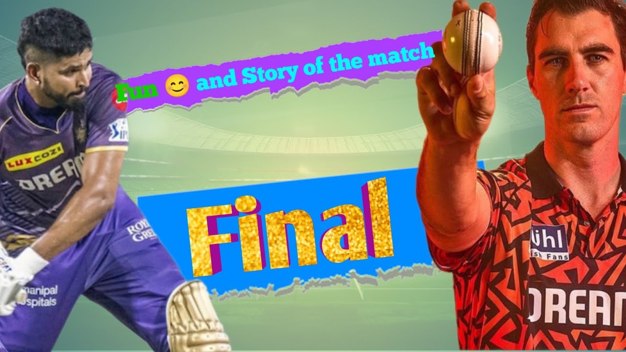 KKR vs SRH (fun 😊 and story) ll Final match ll Records ll #ipl2024 ...