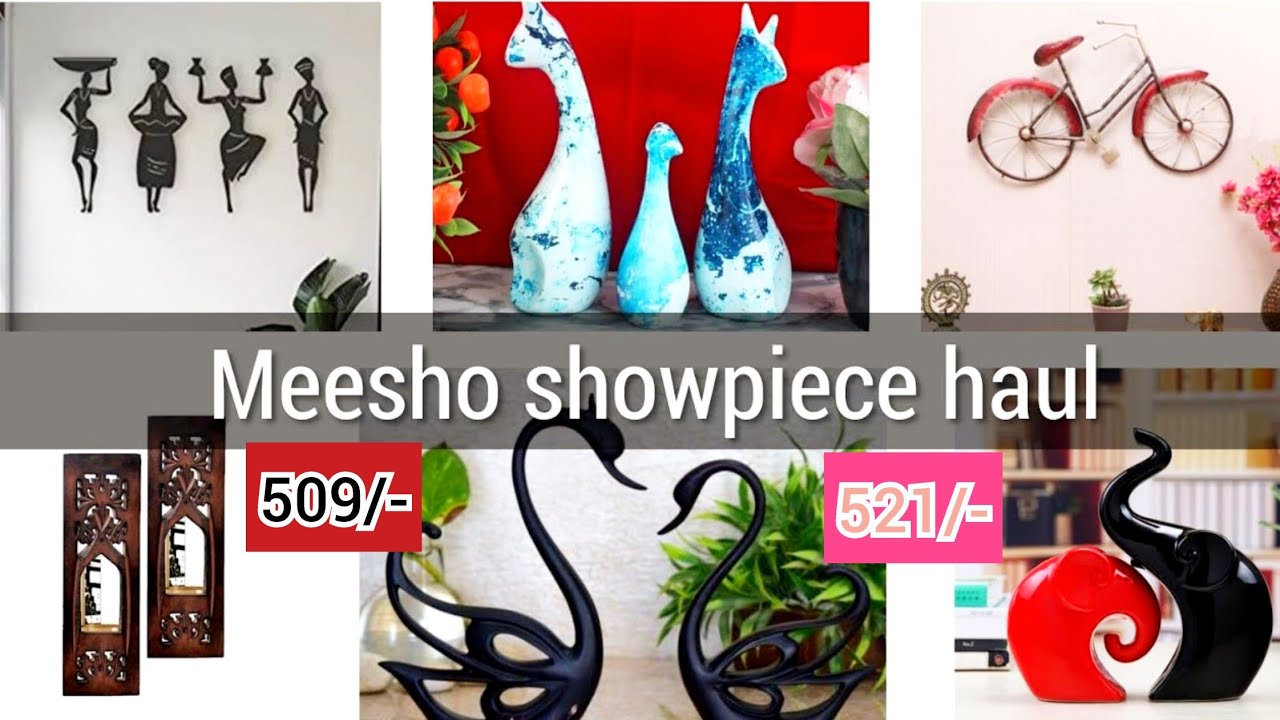 Meesho showpiece haul start just 150/♥️ PRODUCTS CODE 👇 - YouTube