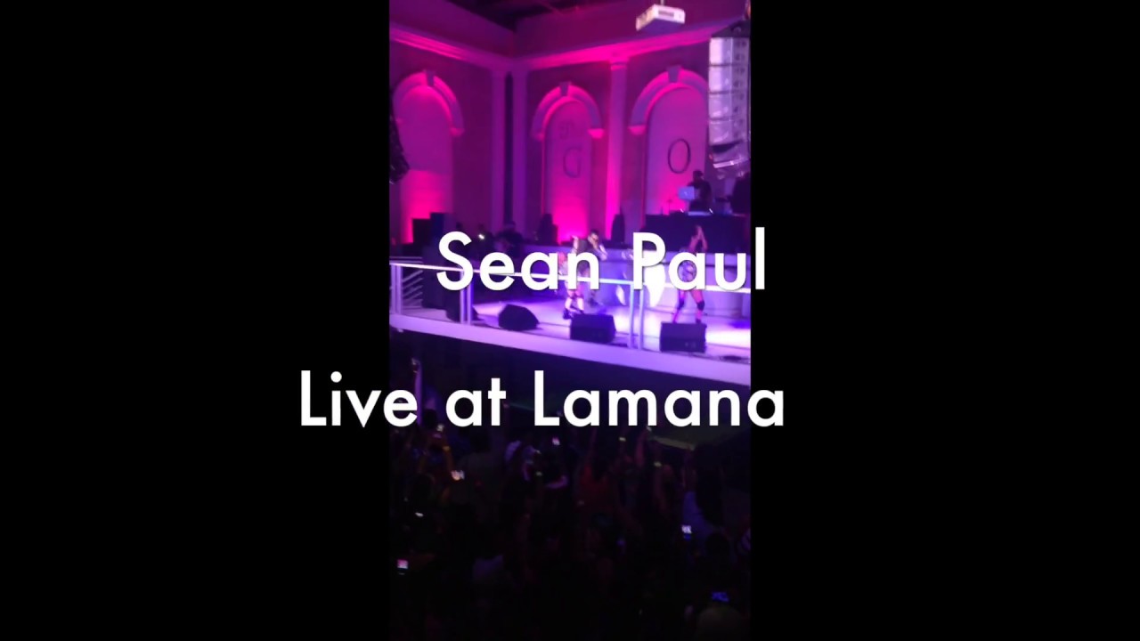 Sean Paul Live at Lamana Gold Club - YouTube