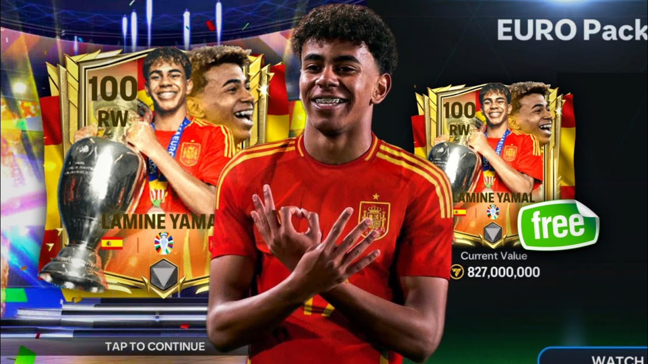 How To Get 100 Lamine Yamal For FREE in FC Mobile 24 - YouTube
