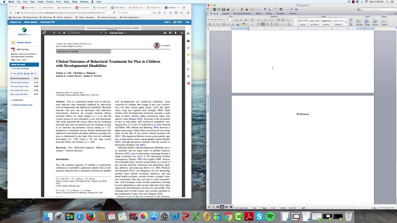 SHSU Library Databases and APA Format - YouTube