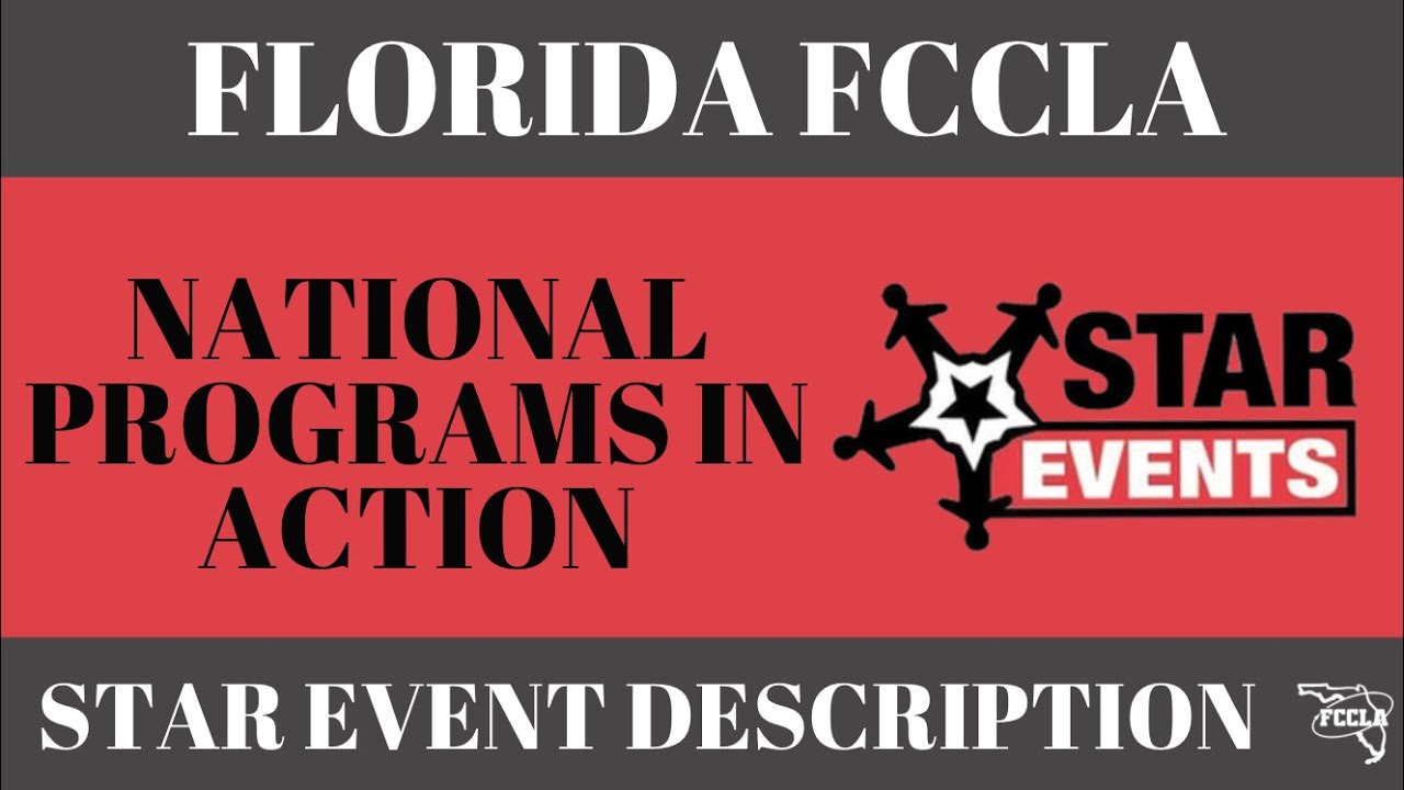 National Programs in Action STAR Event Description - Florida FCCLA ...