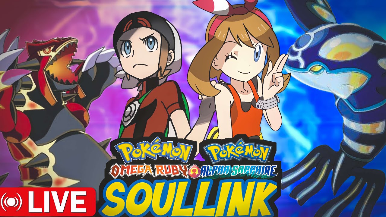 ATTEMPTING MY FIRST TWO PLAYER POKEMON SOULLINK NUZLOCKE @captain_arya ...