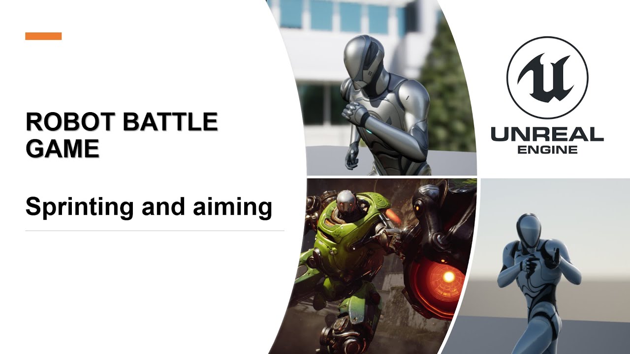 Lezione 14 - Robot Battle Game: Sprinting and aiming - YouTube
