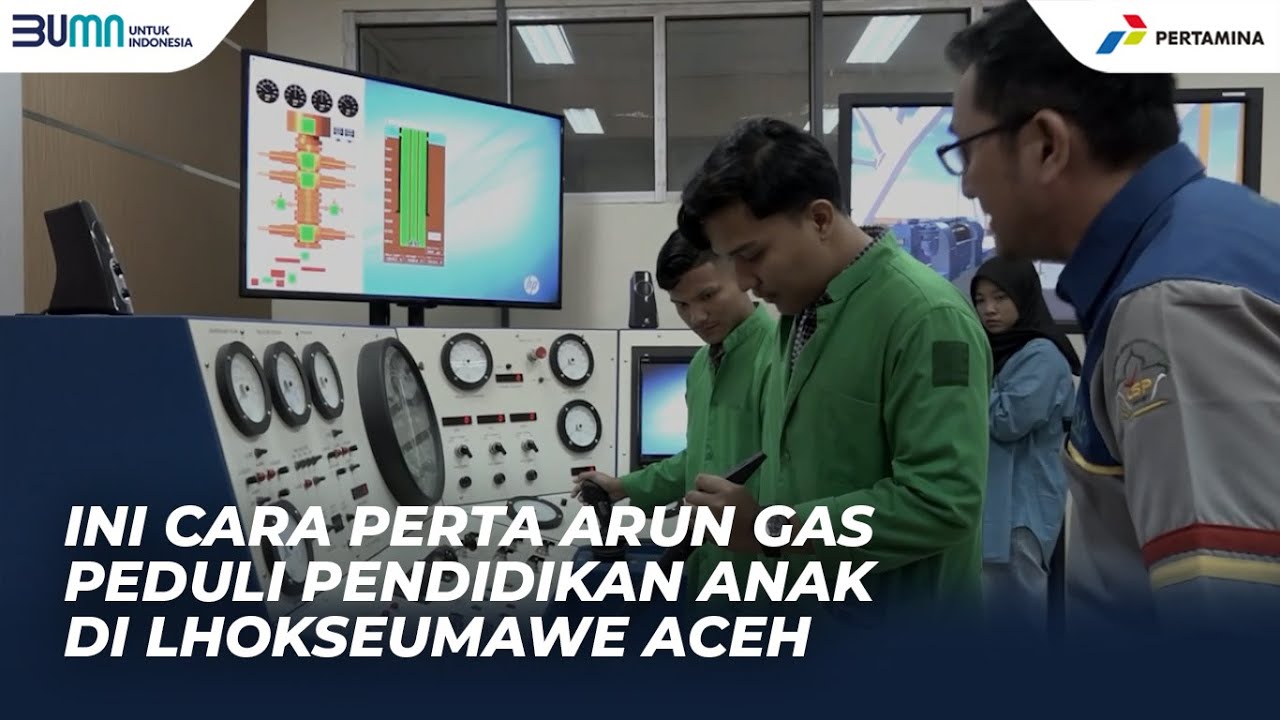 Perta Arun Gas Bantu Anak Putus Sekolah di Aceh untuk Mandiri - YouTube
