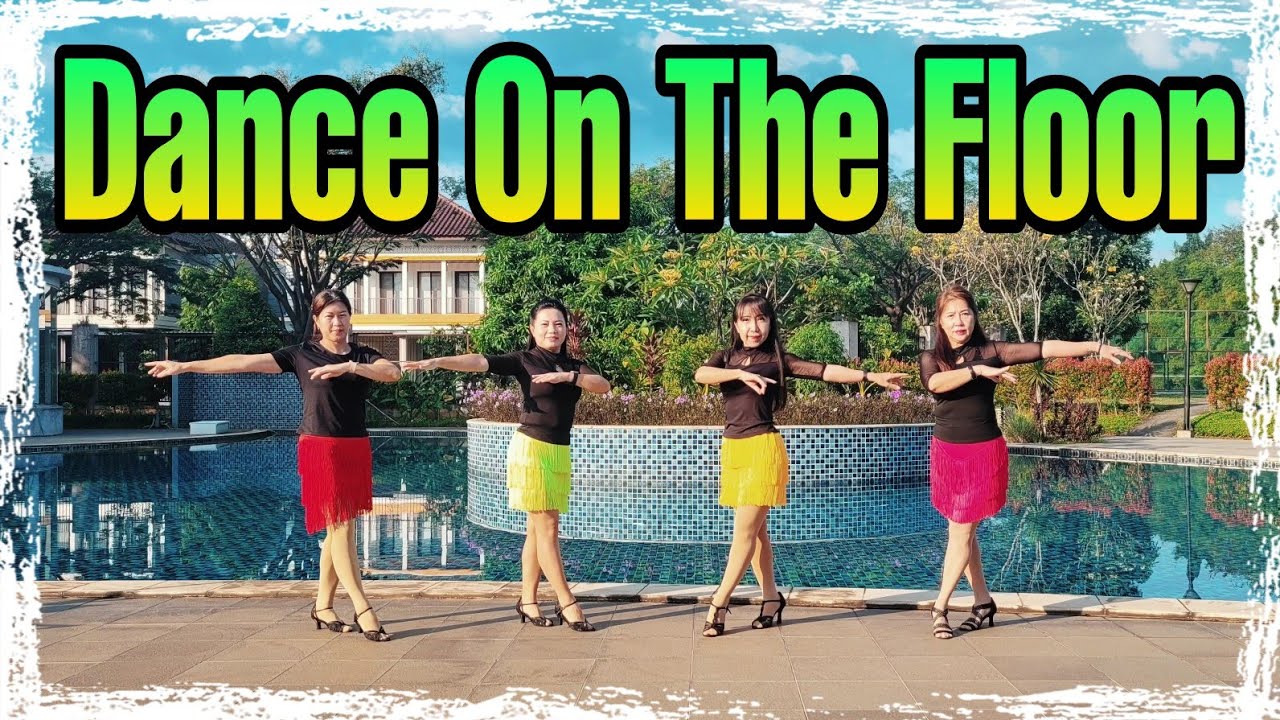 😎Dance On The Floor Line Dance by 🌈Rainbow Line Dancer - YouTube