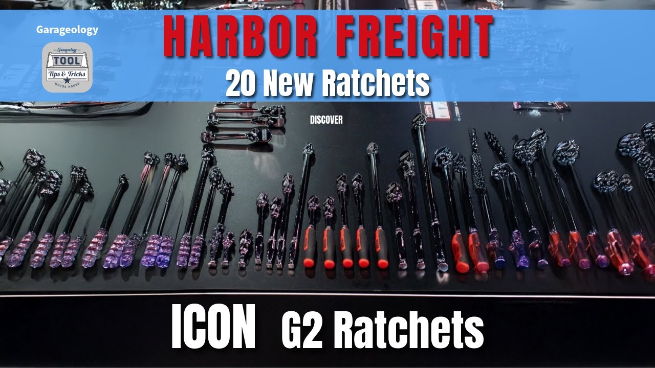 Harbor Freight | NEW ICON G2 Ratchets (Tool Tip) - YouTube