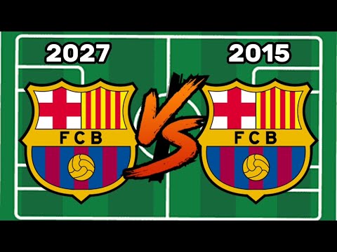 Barcelona 2027 VS Barcelona 2015 🔥