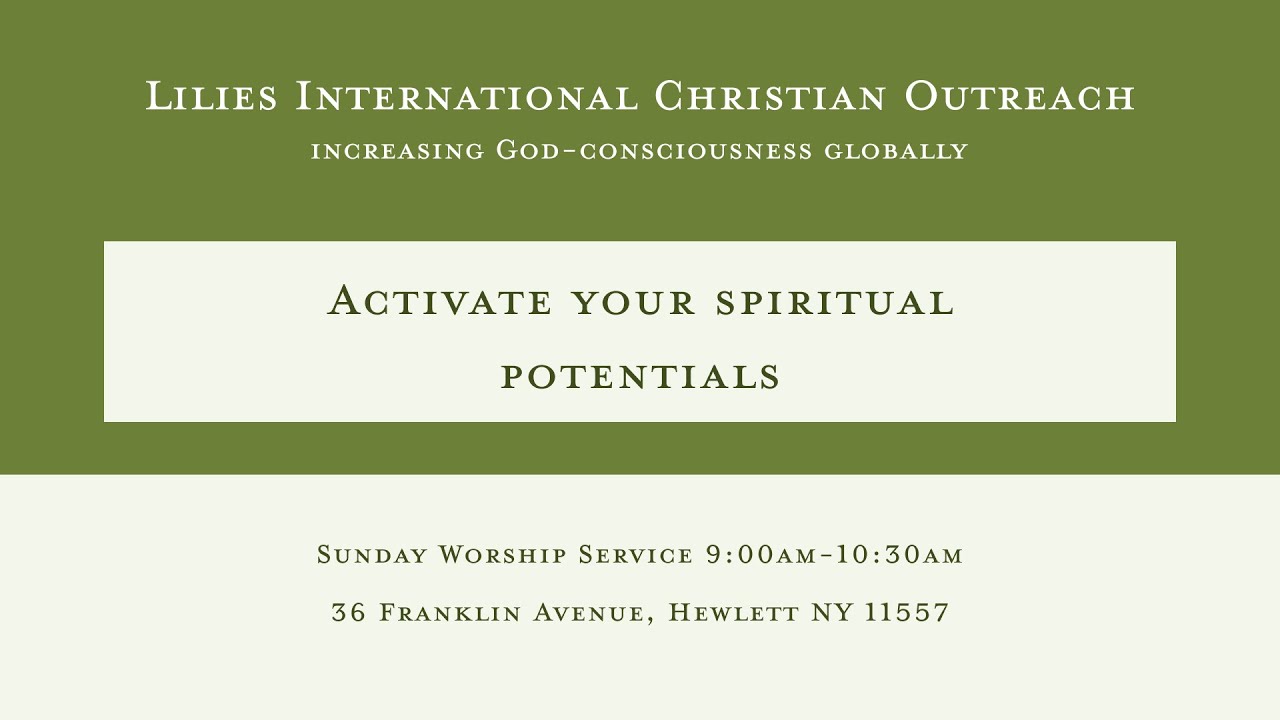 Activate Your Spiritual Potentials - YouTube