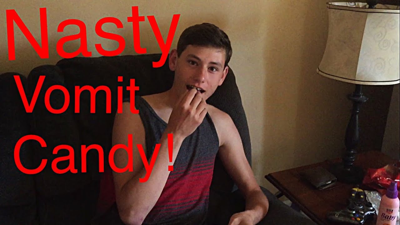 Vomit flavored candy prank! - YouTube